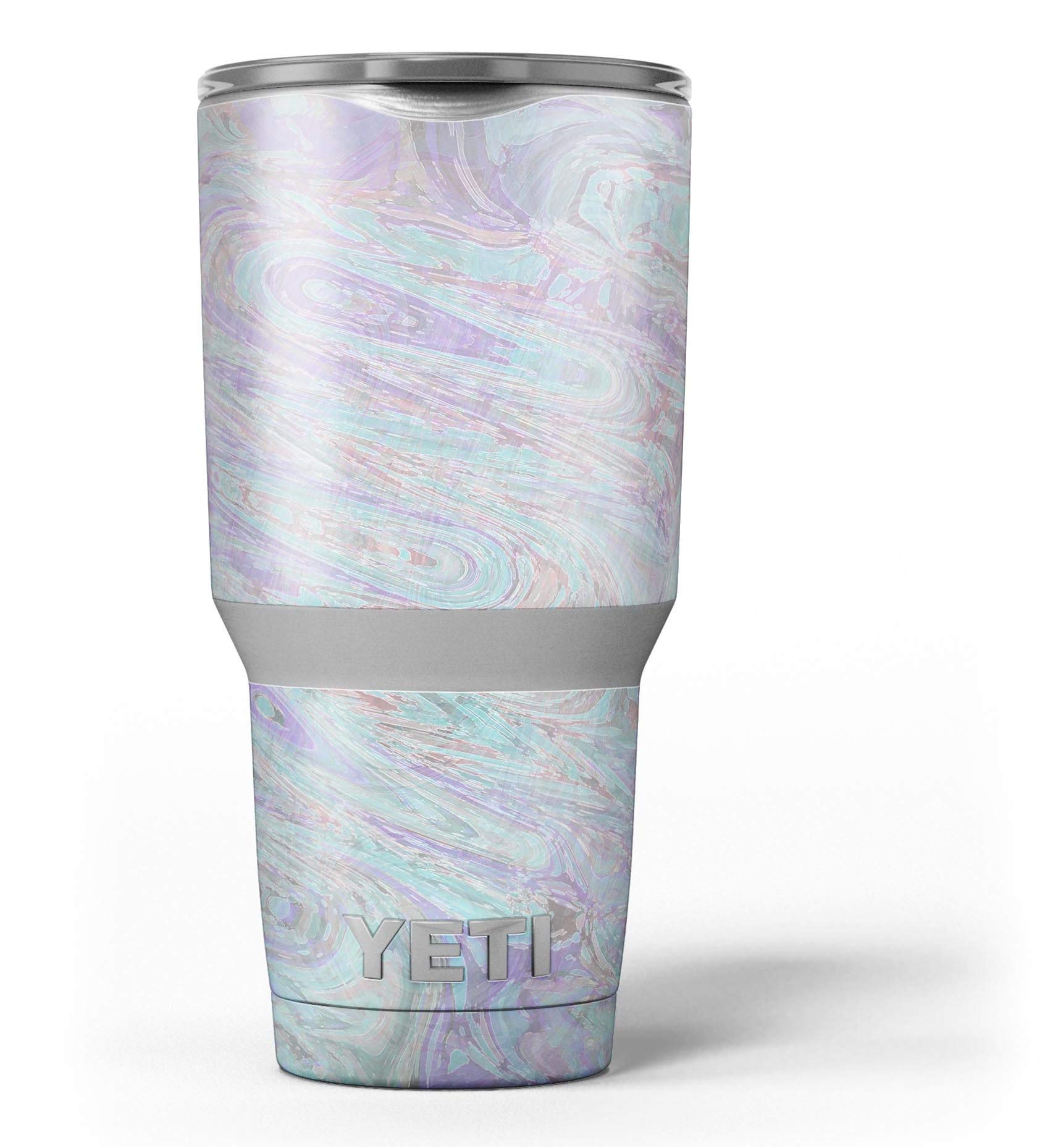 Design Skinz Slate Marble Surface V35 - Skin Decal Vinyl Wrap Kit Compatible with The Yeti Rambler Cooler Tumbler Cups