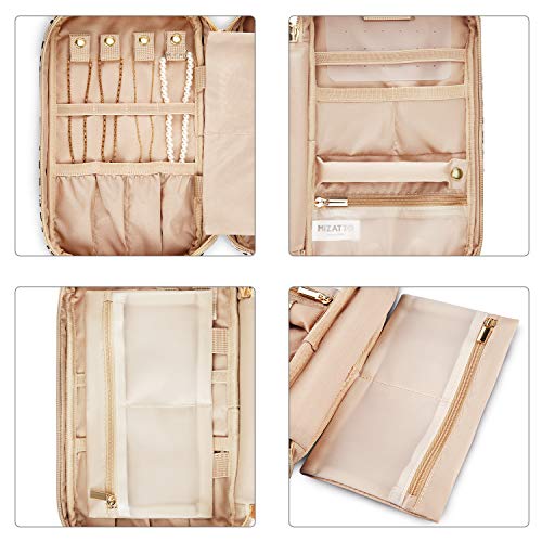 MIZATTO Travel Jewelry Organizer, Medium Jewelry Storage Bag for Necklaces, Earrings, Rings and Bracelets