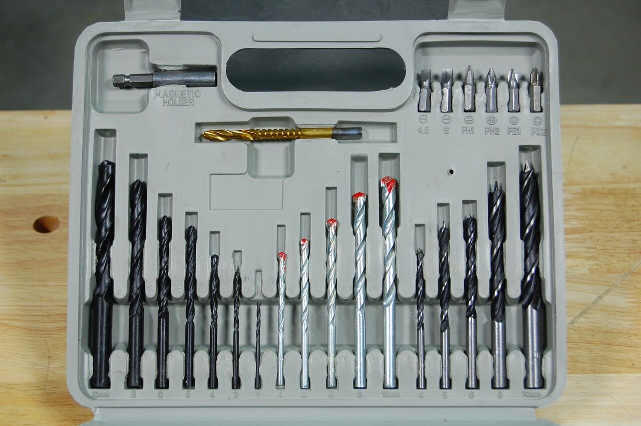 Official Rotorazer Professional 310-piece Contractor's Drill Bit Set for Bits, Screws and Parts for Screwdrivers, Saws, Drills, Wood, Walls, Metal and Plastic AS SEEN ON TV