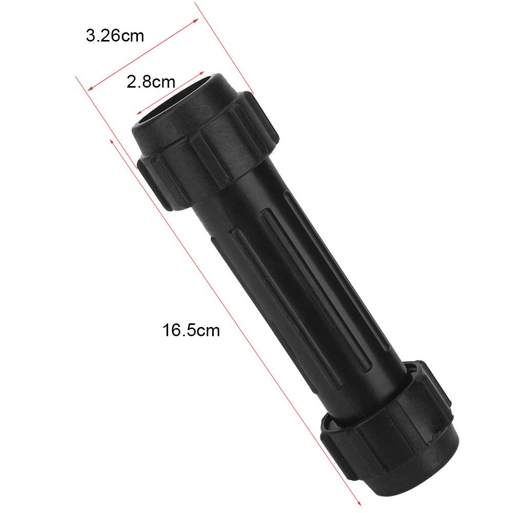 2pcs Paddle Connector Plastic Paddle Oars Shaft Connector Screw Joint Part Replacement for Inflatable Boat Kayak Canoe Paddles