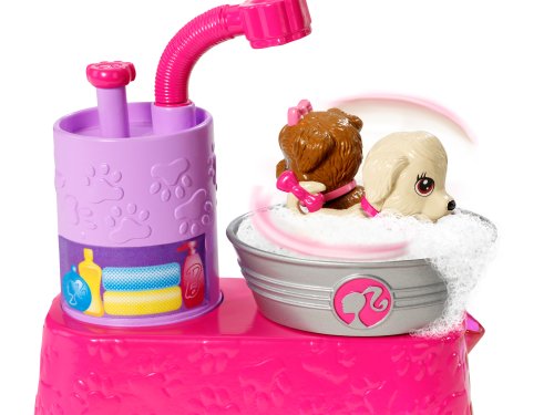 Barbie Suds and Hugs Pups Playset