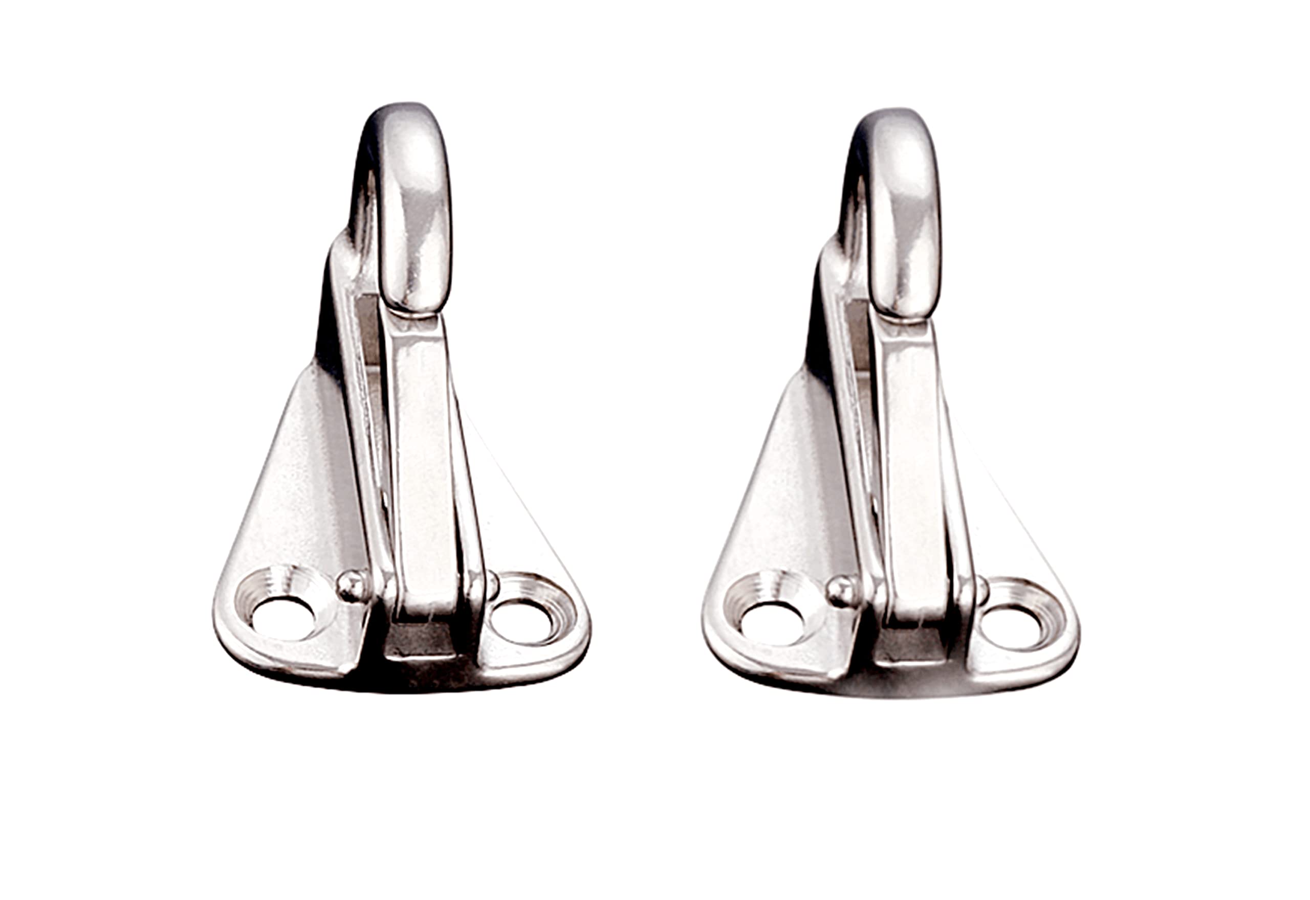 4 PCS Stainless Steel 316 Fending Hooks Fender Spring Hook Snap Attach Rope Boat Sail Tug Ship Marine Hardware Boats Accessories (4)