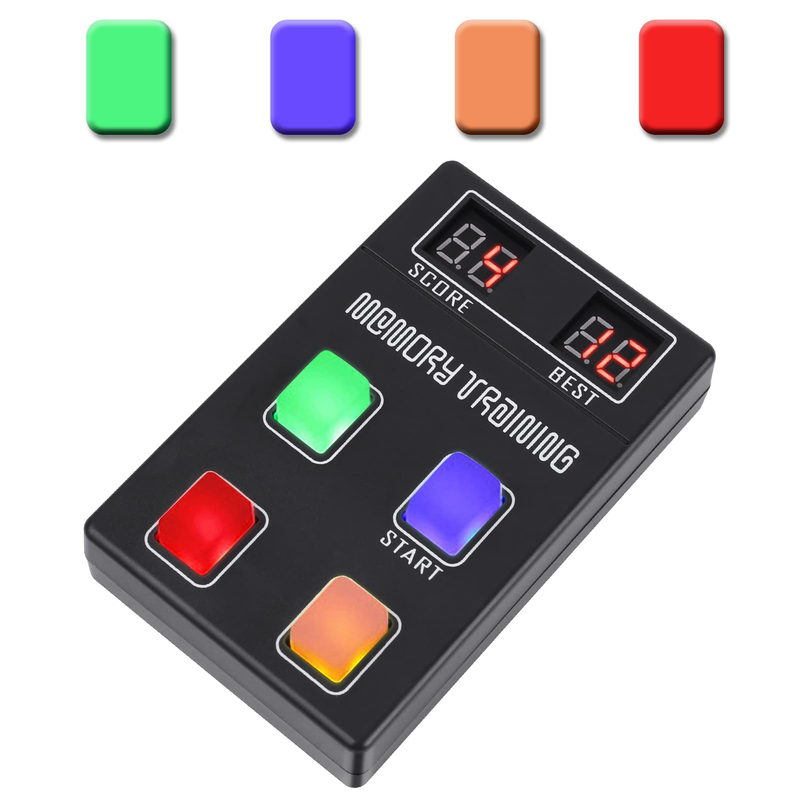 Electronic Memory Game Soldering Kits, PEMENOL Handheld Game Console Electronic kits, Fun Electronic Production Kit College High School Education