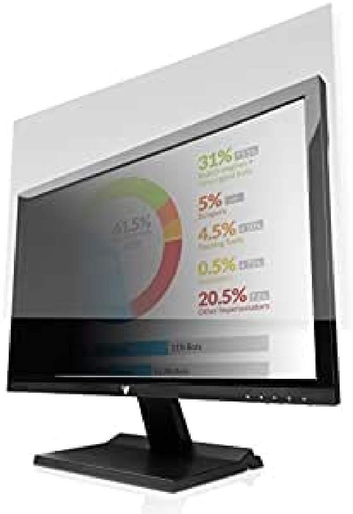 V7 PS27.0W9A2-2N 27" Privacy Filter (16:9, 23.46 x 13.18 in / 59.6 x 33.5 cm, Cleaning Cloth, mounting Straps) matt/Glossy