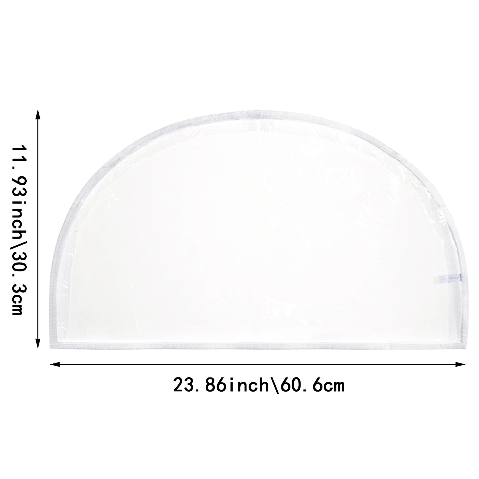 5 PACK Clear Clothing Hanger Shoulder Covers, Shoulder Cover for Clothes Closet Bulk clothes for Hanging Clothes, Suit, Coats, Jackets, Dress Open Closet Storage