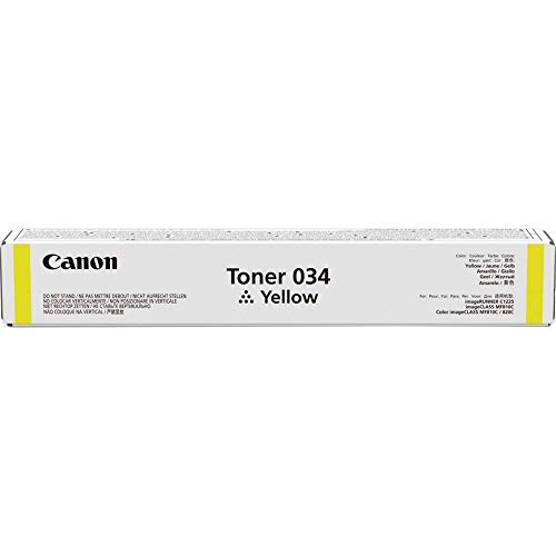Canon Genuine Toner Cartridge 034 Yellow (9451B001), 1-Pack, for Canon Color imageCLASS MF810Cdn, MF820Cdn Laser Printer