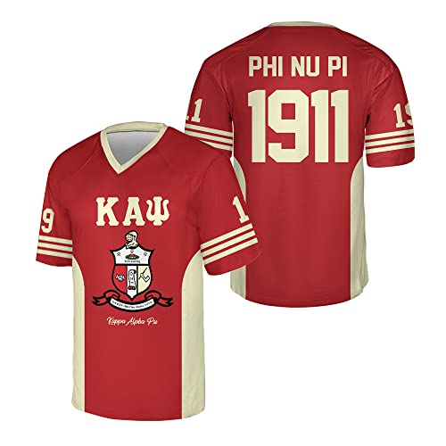 Fraternity Short Jersey Sleeve, Custom Fraternity Jersey, Black Fraternity Jerseys, Kappa Alp.ha Ps.i Jerseys, HB.CU Jersey Sleeve, Nu.PES V-Neck Short Sleeve Jersey