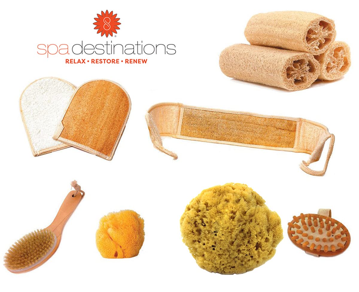 Cellulite Massage & Circulation Brush by Spa Destinations"Creating The At Home Spa Experience"