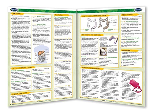 Detoxification Guide - Body Cleansing Guide - 4-Page Laminated 8.5" x1 1"