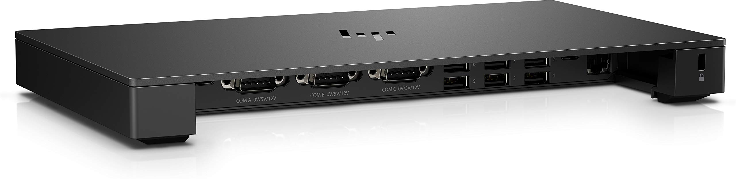 HP 1UN12AA Advanced I/O Connectivity Base - Docking Cradle - US - for ElitePOS G1 Retail System 141, 143, 145, Engage One