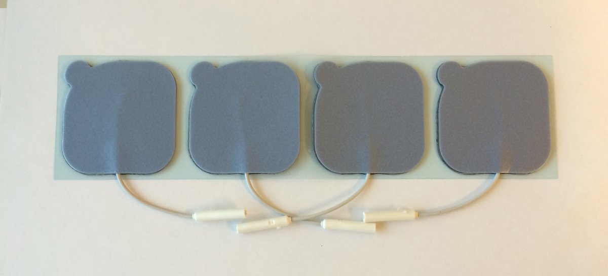 Empi StimCare Carbon Foam 2" x 2" Square Electrodes 4 per Pack 86905220