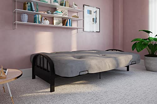 DHP Aiden Metal Futon Frame, Black Large