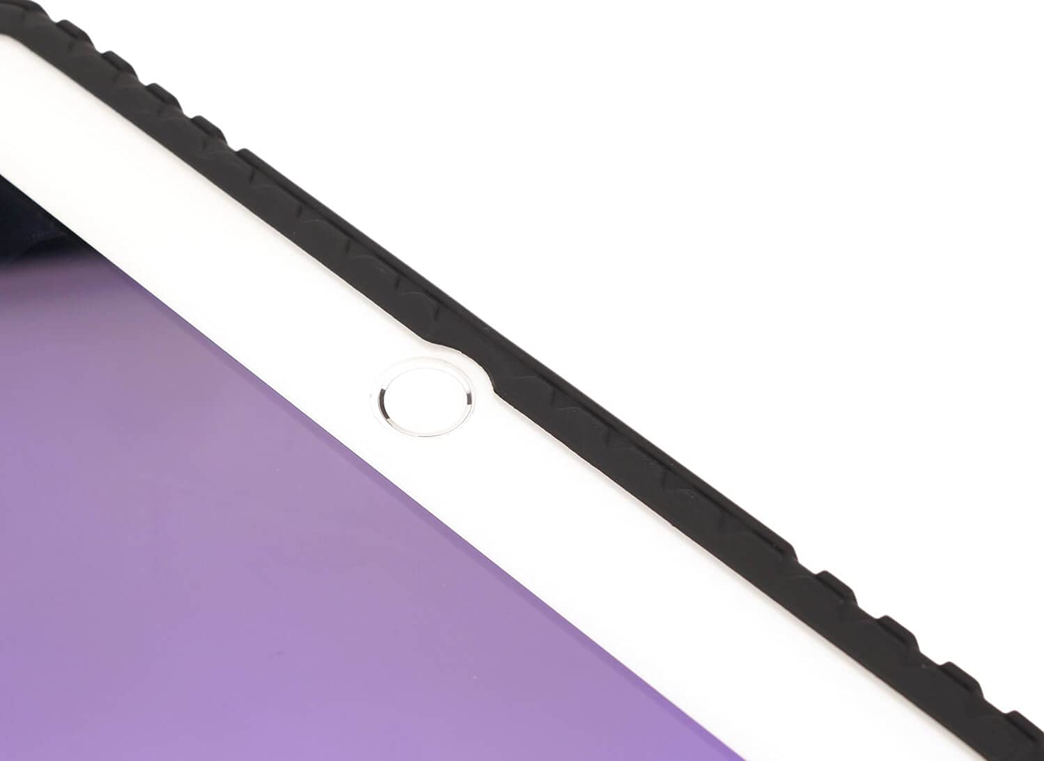 Veamor 10.2 in Silicone Back Case Cover, Anti Slip Rubber Protective Skin Soft Bumper for Apple iPad 9th (2021)/8th (2020)/7th (2019) Gen, Kids Friendly/Lightweight/Ultra Slim/Shockproof (Black)