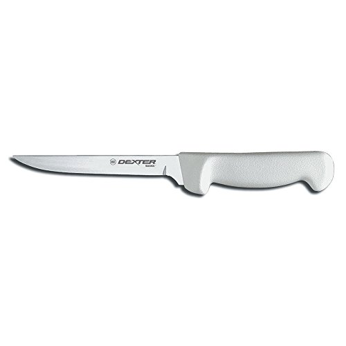Dexter Russell P94821 Russell International 6 in Stiff Narrow Boning Knife, White Handle
