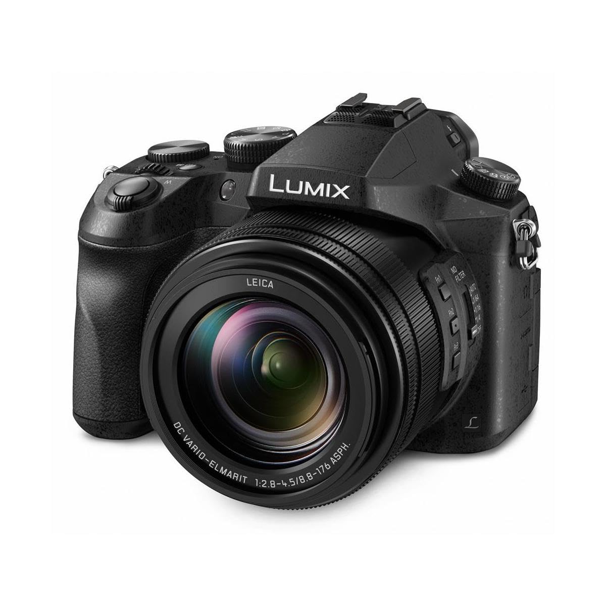 Panasonic Lumix DMC-FZ2500 Digital Point and Shoot Camera - Bundle with Hoya NXT Plus 67mm HMC UV Filter, NXT 67mm HMC CPL Filter, 64GB HDXC Card, Cleaning Kit, Microfiber Cloth, Pro Software Pack