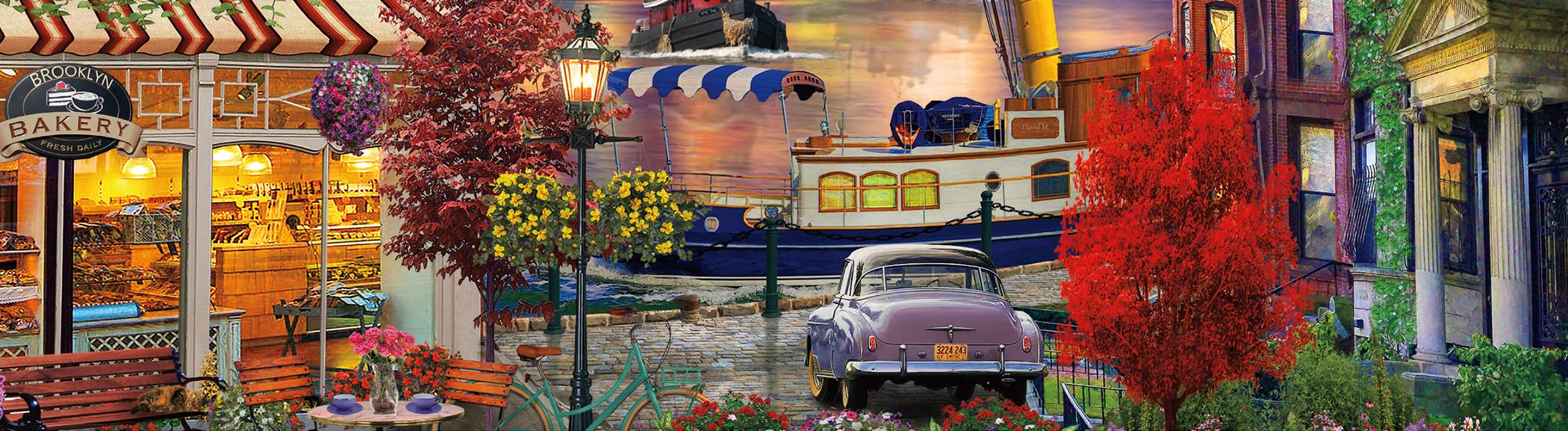 Ceaco - David Maclean - Brooklyn Bakery - 1000 Piece Jigsaw Puzzle