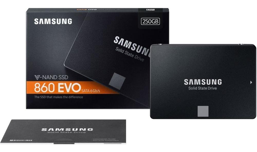 SAMSUNG 860 EVO 250GB 2.5-Inch SATA III Internal SSD (MZ-76E250E)