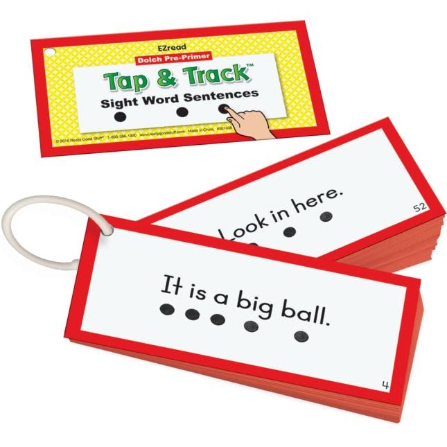 EZRead Dolch Pre-Primer Tap & Track⢠Sight Word Sentences