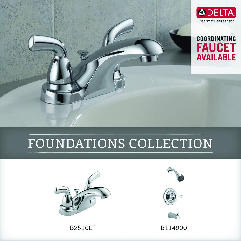DELTA FAUCET FNDS35-PC Foundations Robe Hook, Polished Chrome