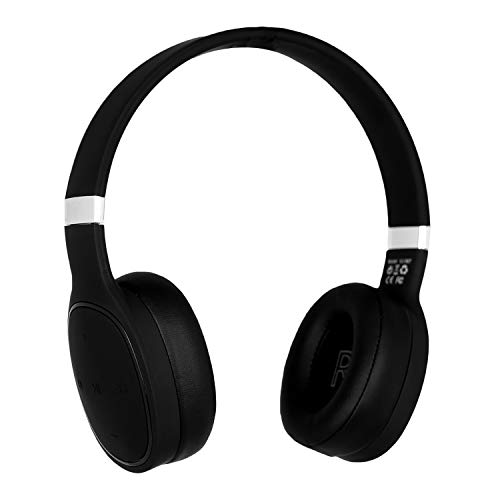 Altatac Wireless Bluetooth 5.0 Over Ear Stereo Gaming Headphone Headset with Microphone, Black