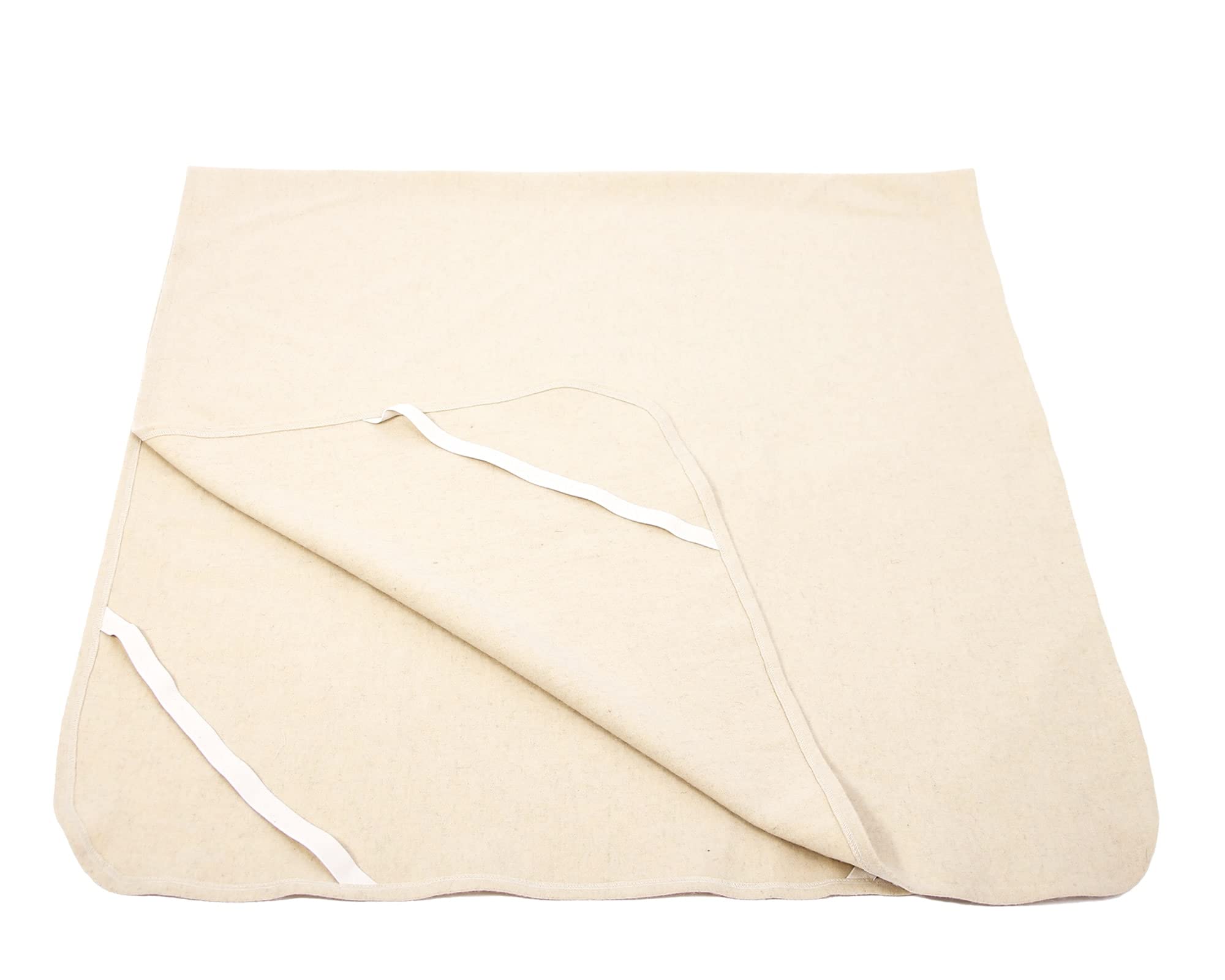 Home of Wool Washable 100% Wool Crib Mattress Waterproof Protector/Puddle Pad - 28 x 52? (71 x 132 cm)