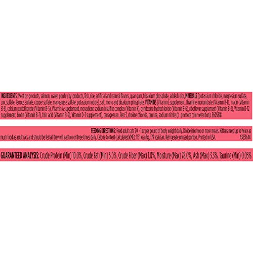 Purina Friskies Salmon Dinner Pate Wet Cat Food, 5.5 oz. Cans (Pack of 12)