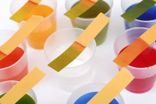 Othmro pH 1-14 Test Paper 80pcs Per Pack （20 Pack) Strip Shape lab use pH Test Liquid Soil Cosmetics