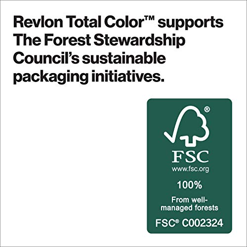Revlon Total Color Permanent Hair Color, Clean and Vegan, 100% Gray Coverage Hair Dye, 53 Medium Golden Brown
