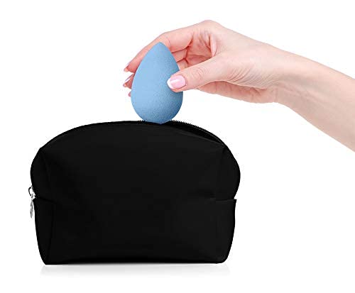 Zenda Naturals Makeup Sponge - Set of 5 Beauty Blender Sponges, Applicator for Face Powder, Foundation, Liquid Cosmetics, Cream, Primer - Egg-Shape Blending Wedges for Flawless Techniques