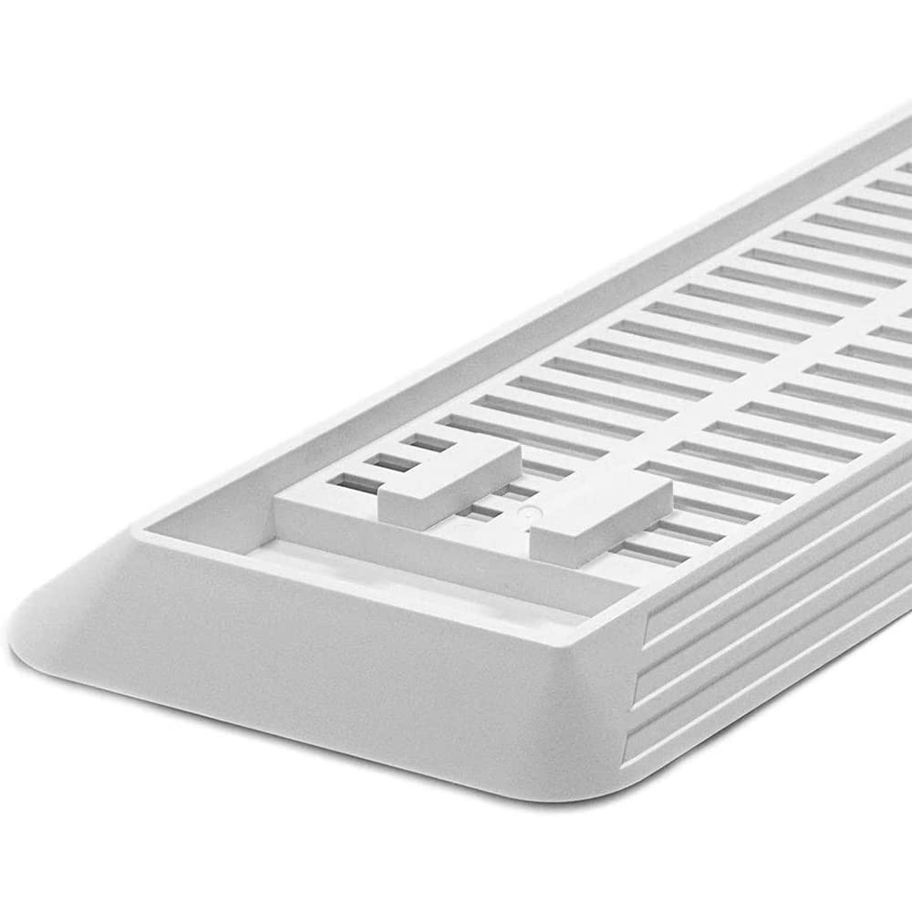 CKXIN Vertical Stand for PS4 Pro, Built-in Cooling Vents and Non-Slip Feet Steady Base Mount for Playstation 4 Pro Console, White