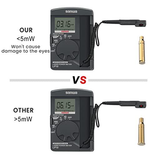 Feyachi 223 5.56 Laser Bore Sight .223 Rem 5.56mm NATO Red Laser Boresighter for Cal 223 556 with 3 Sets of Batteries