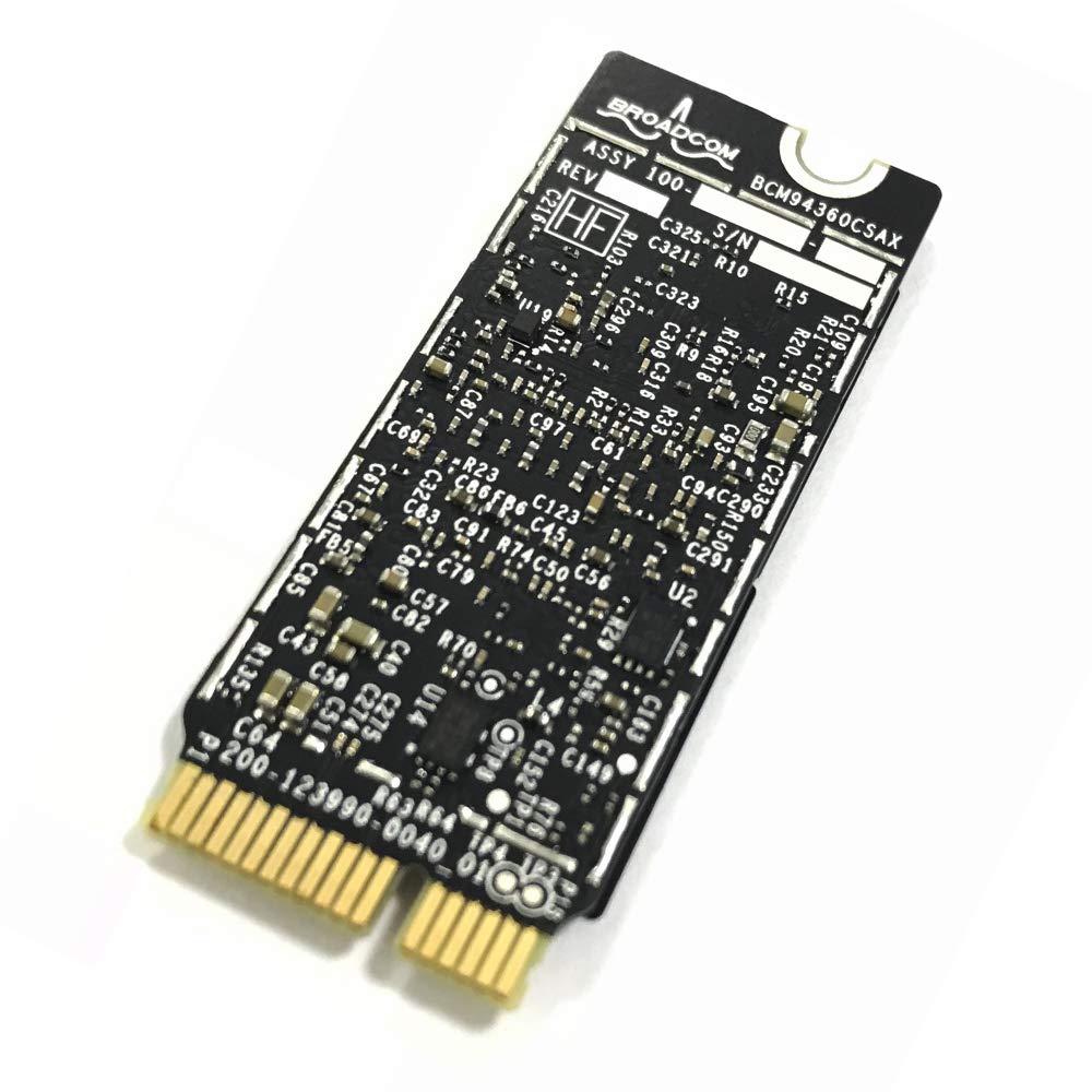 Willhom Airport Wireless Network Card WiFi and Bluetooth 4.0 BCM94360CS BCM94360CSAX Replacement for MacBook Pro 13" and 15" Retina (Late 2013-Mid 2014) A1502 A1398, Mac Mini A1347 (Late 2014)