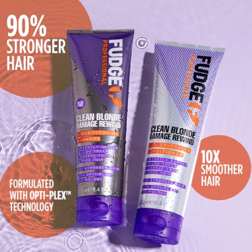 Conditioner by Fudge Clean Blonde Damage Rewind Violet-Toning Conditioner 250ml