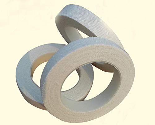 2Roll White 1inch Wide (2.5cm) Adhesive Tape Breathable Cotton Soft Cloth Surgical Tape​​ with Self Adhesive Plaster