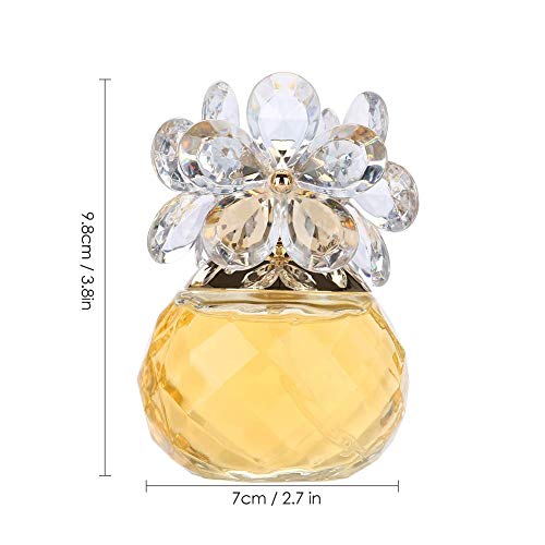TMISHION Women Perfume, Long Lasting Flower Wood Fragrance Lady Perfume Spray for Women 60 ML (Gold)