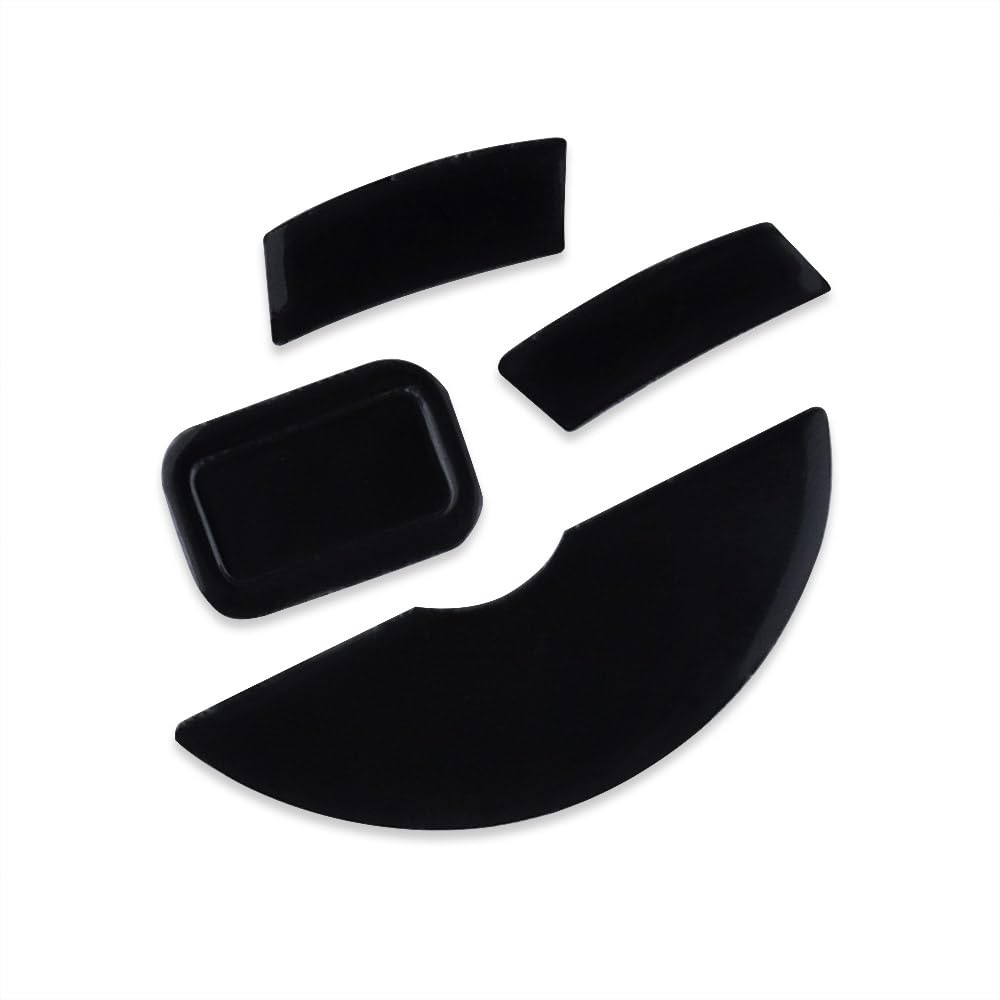 2Sets Rounded Edges Curved Mouse Feet Pads Skates Compatible for Razer Mamba Wireless RC30-027101 Gaming Mouse (for Mamba Wireless Mouse feet)