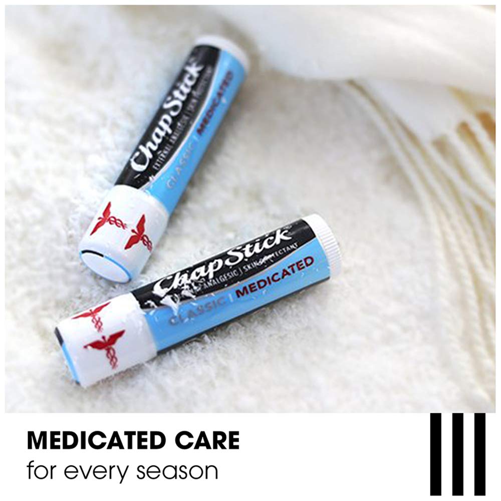 ChapStick Lip Balm Medicated 0.15 oz (Pack of 3)