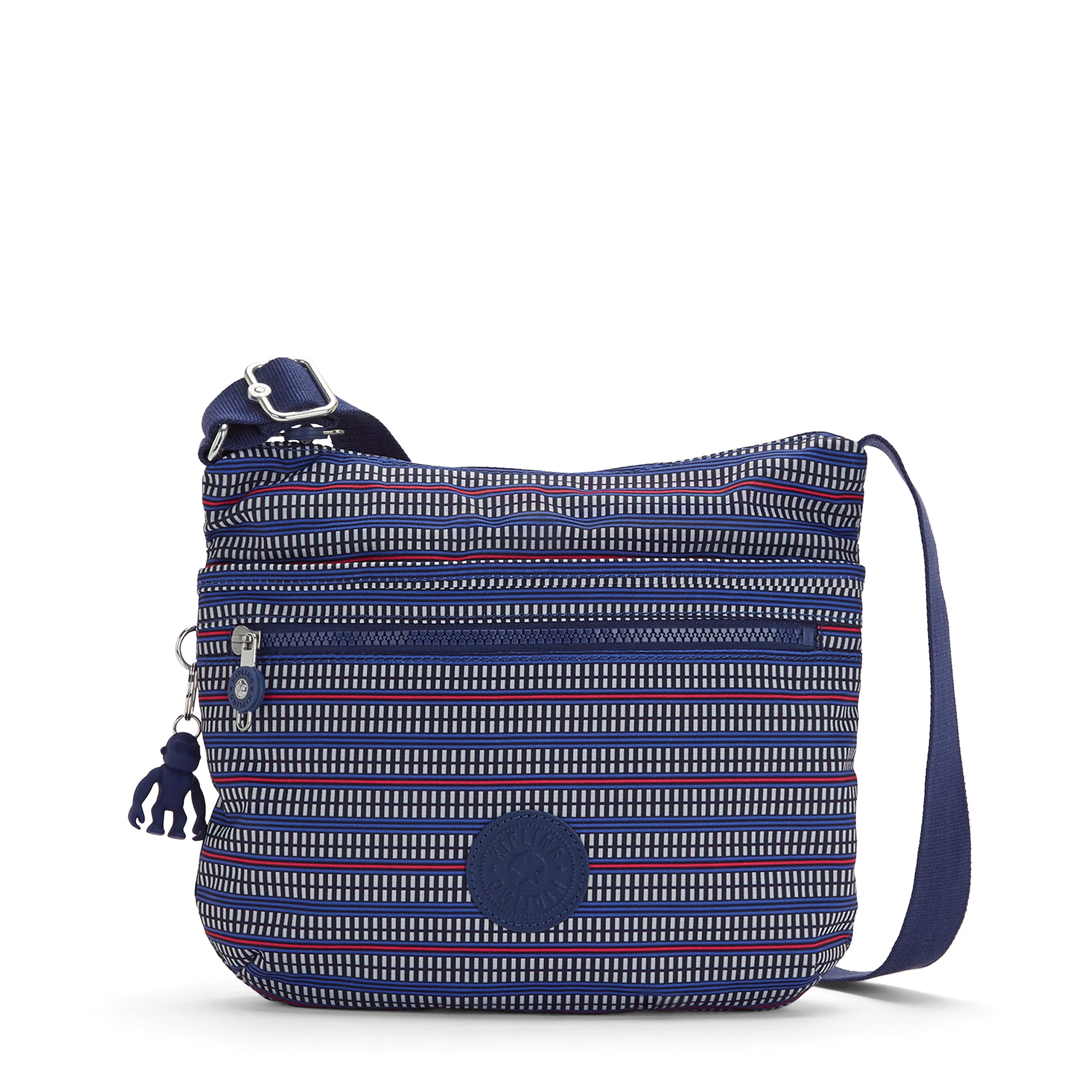 Kipling womens WomenĂâs Arto Bag, Lightweight Everyday Purse, Casual Nylon Shoulder Crossbody Bag, Dt Warm Rose, 11.5 L x 10.25 H 1.5 D US
