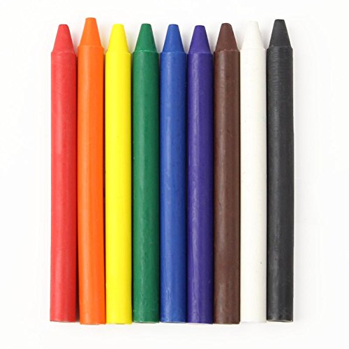 Bulk Unwrapped Crayons Case of 270 (9 colors, Wax) for Crafting, Parties, Kids | Paperless Crayons with No Paper Wrapper | Safety Tested Compliant with ASTM D-4236