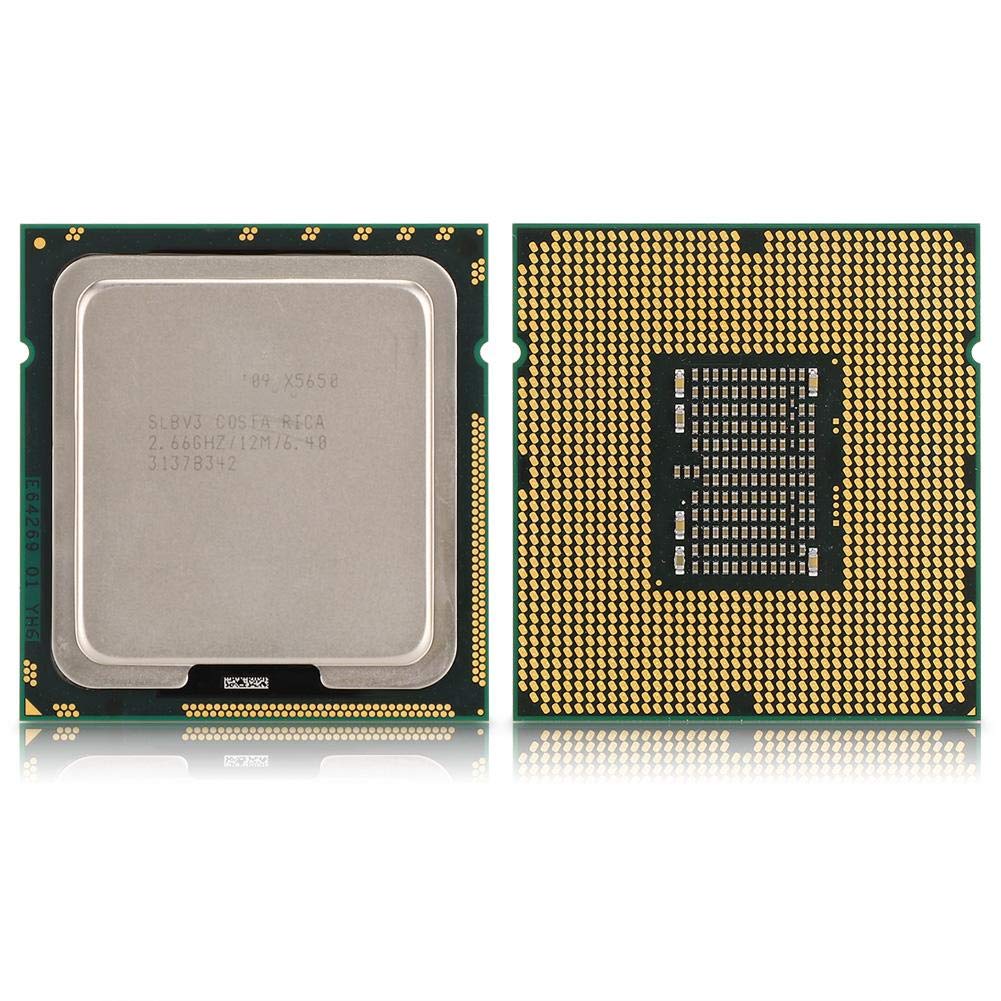 Xeon X5650 CPU, Six Core Twelve Threads 2.66GHz 12M Cache LGA1366 6.4 GT,s QPI 95W DDR3 800,1066,1333 SSE4.2 Maximum 3 Memory Channels Maximum 32GB,s Memory Bandwidth