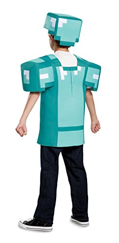 Armor Classic Minecraft Costume, Blue, Large (10-12)