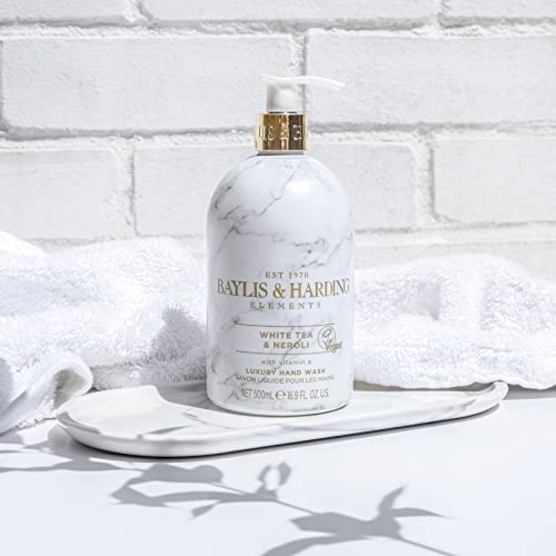 Baylis and Harding Elements White Tea and Neroli, 500ml Hand Wash, Pack of 3