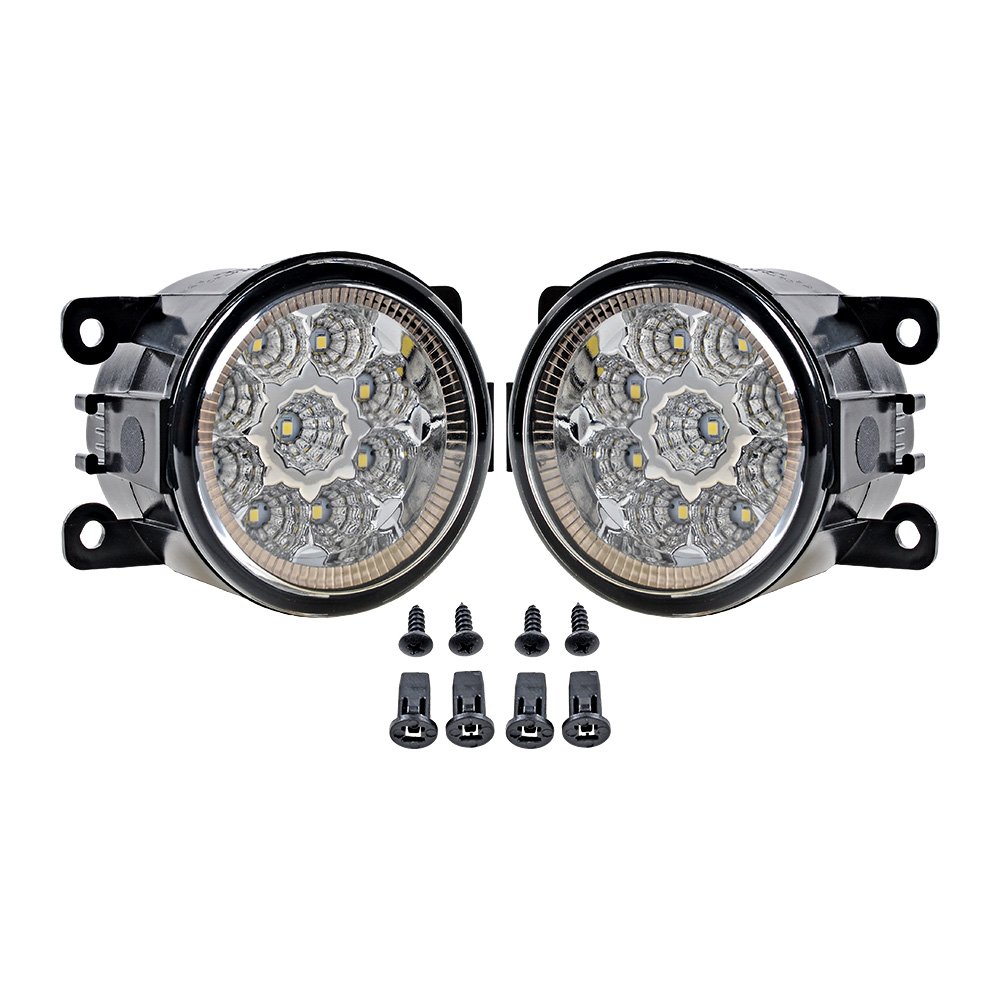 2X 55W LED Fog Light Lamps Replacement For Ford Focus Mustang Ranger Fiesta Fusion Explorer C-Max Transit Connect Freestyle Taurus X