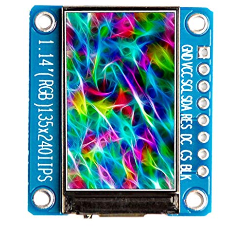 Taidacent HD Color Screen Generator Monitor St7789 Amoled IPS LCD SPI IPS Screen 8 Pins Small Tiny 135 * 240 1.14 Inch