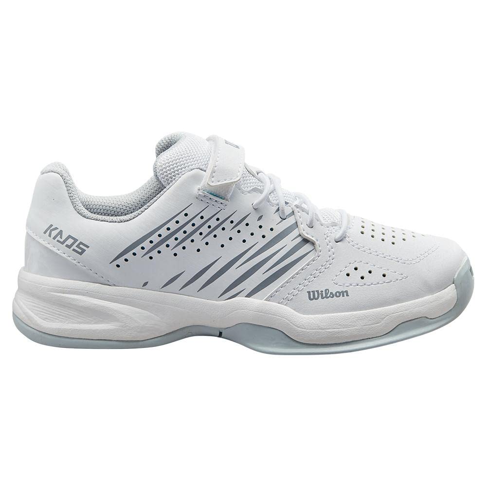 WILSON KAOS 2.0 K (Little Kid) White/Pearl Blue/Vivid 13 Little Kid Medium