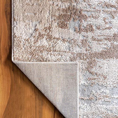 Rugs.com Caspian Collection Area Rug β 9' x 12' Beige Low-Pile Rug Perfect for Living Rooms, Large Dining Rooms, Open Floorplans