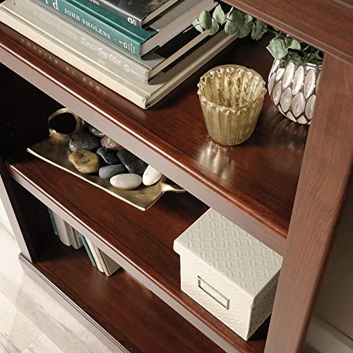 RealspaceĀ® 45"H 3-Shelf Bookcase, Mulled Cherry