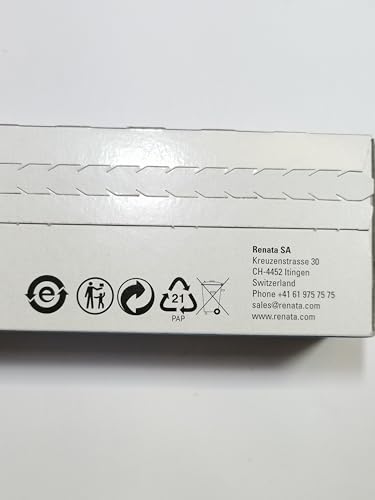 Best Price Square 10 x Renata 399 Swiss Made Lithium Coin Cell Battery