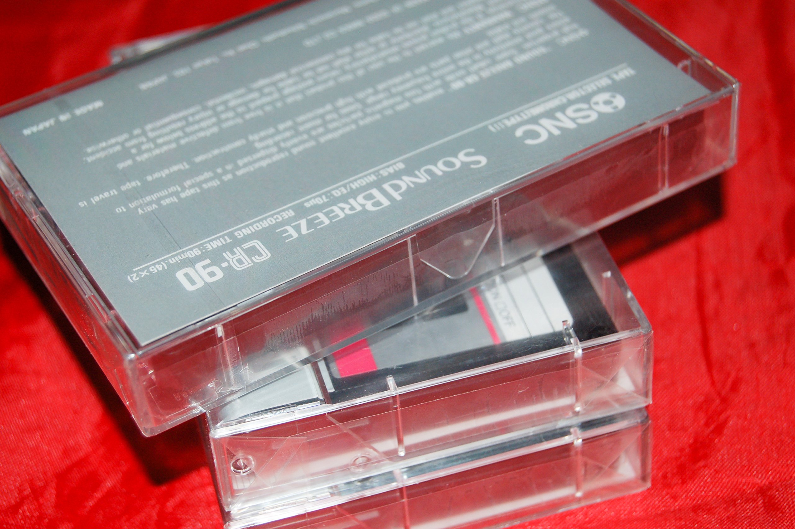 SNC Sound Breeze CR90 Blank Audio Cassette Collectible Rare New Soda Nikka