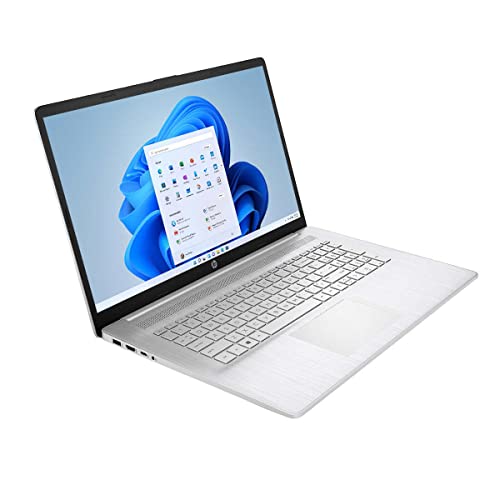 HP 2022 Newest 17.3" HD+ Touchscreen Laptop Computer, Hexa-Core AMD Ryzen 5 5500U (Upto 4.0GHz, Beats i7-1065G7), 12GB RAM, 1TB HDD, WiFi, HDMI, USB-C, Bluetooth, Windows 11+MarxsolCables